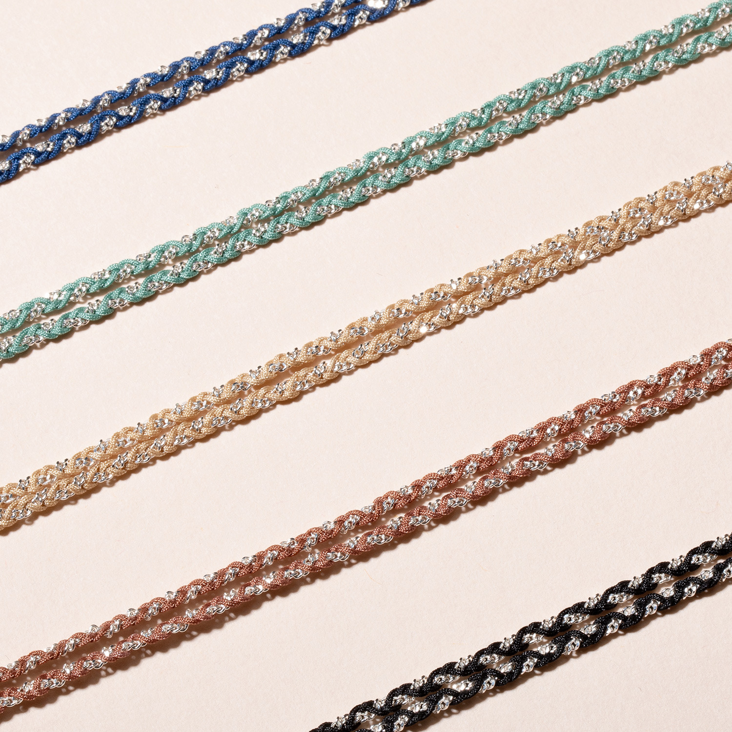 Personalised Braided Chain Necklace | Merci Maman