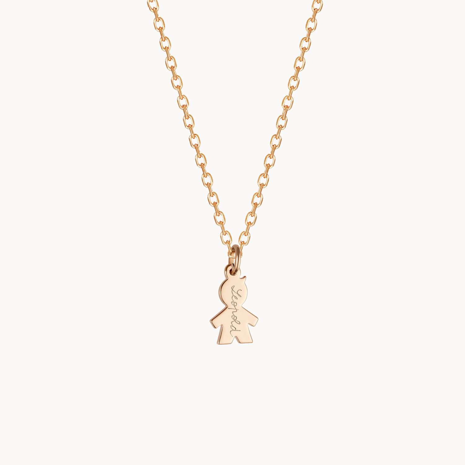 Children's Personalised Mini Boy Necklace | Merci Maman
