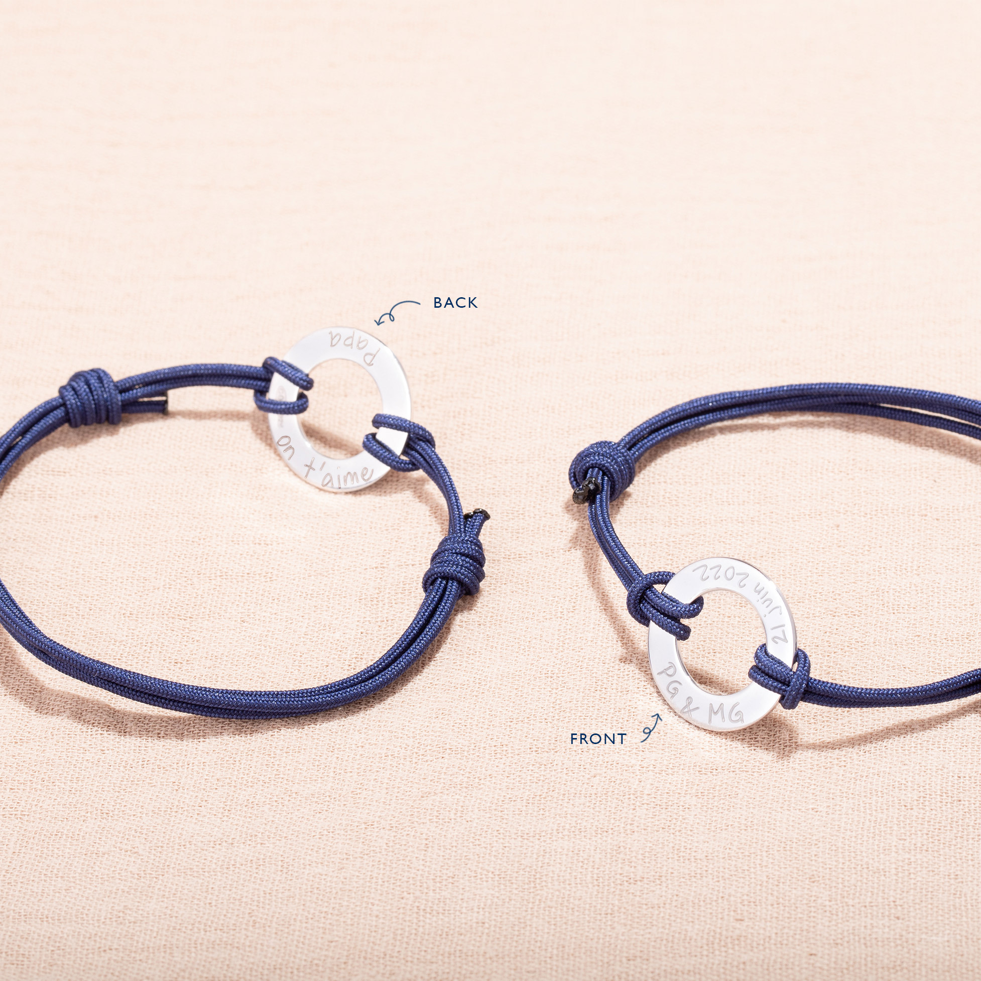 Men's Personalised Eternity Bracelet | Merci Maman