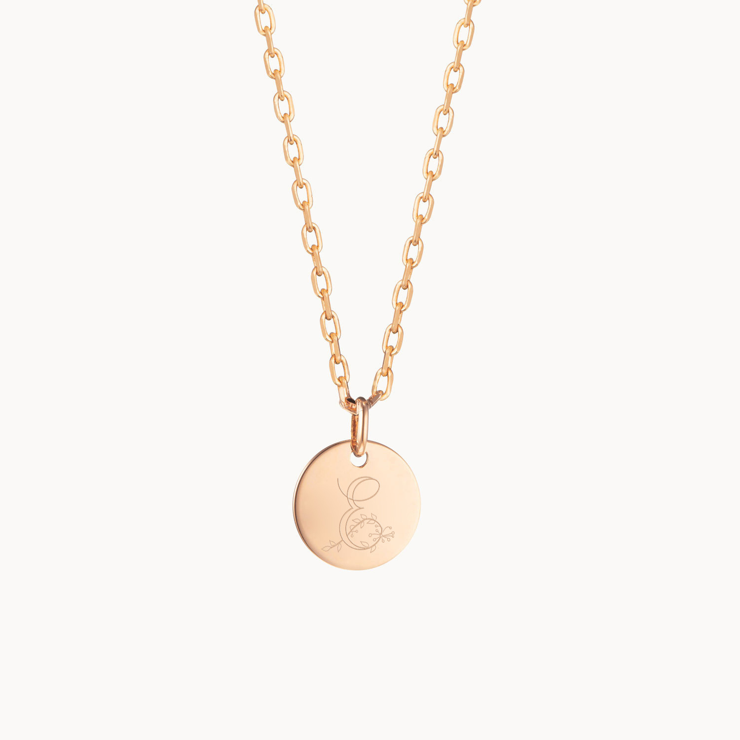 Personalised Floral Alphabet Name Necklace | Merci Maman