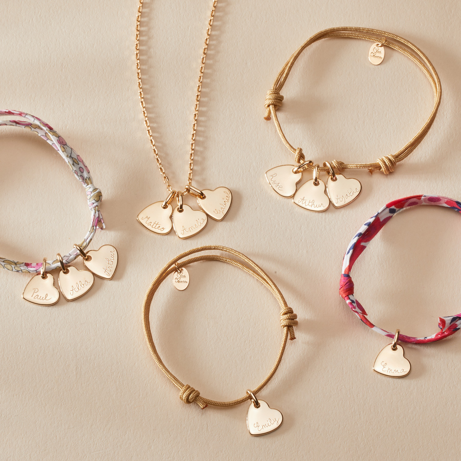 Bracelet Personnalisé Prénom Coeur | Merci Maman