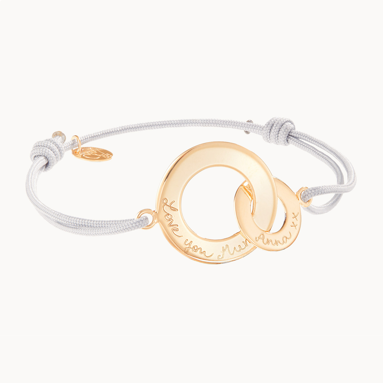 Personalised Intertwined Bracelet | Merci maman