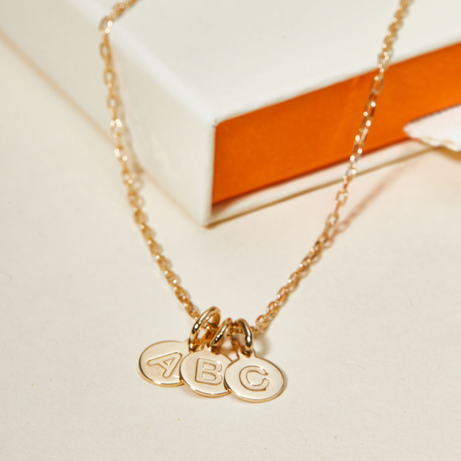 Personalised Letter Pendant Necklace | Merci Maman