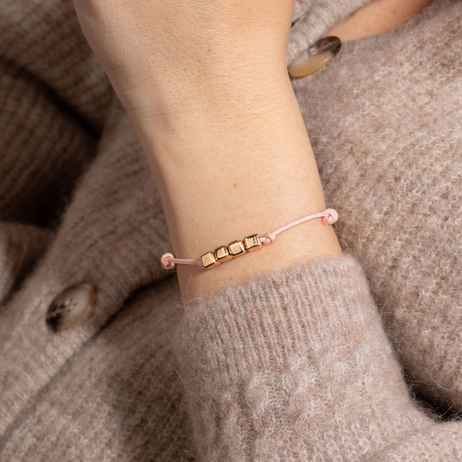 Bracelet Cube personnalisé | Merci Maman