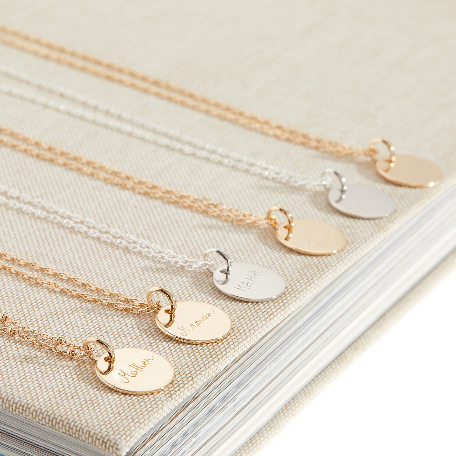 Personalised Message Necklace | Merci Maman