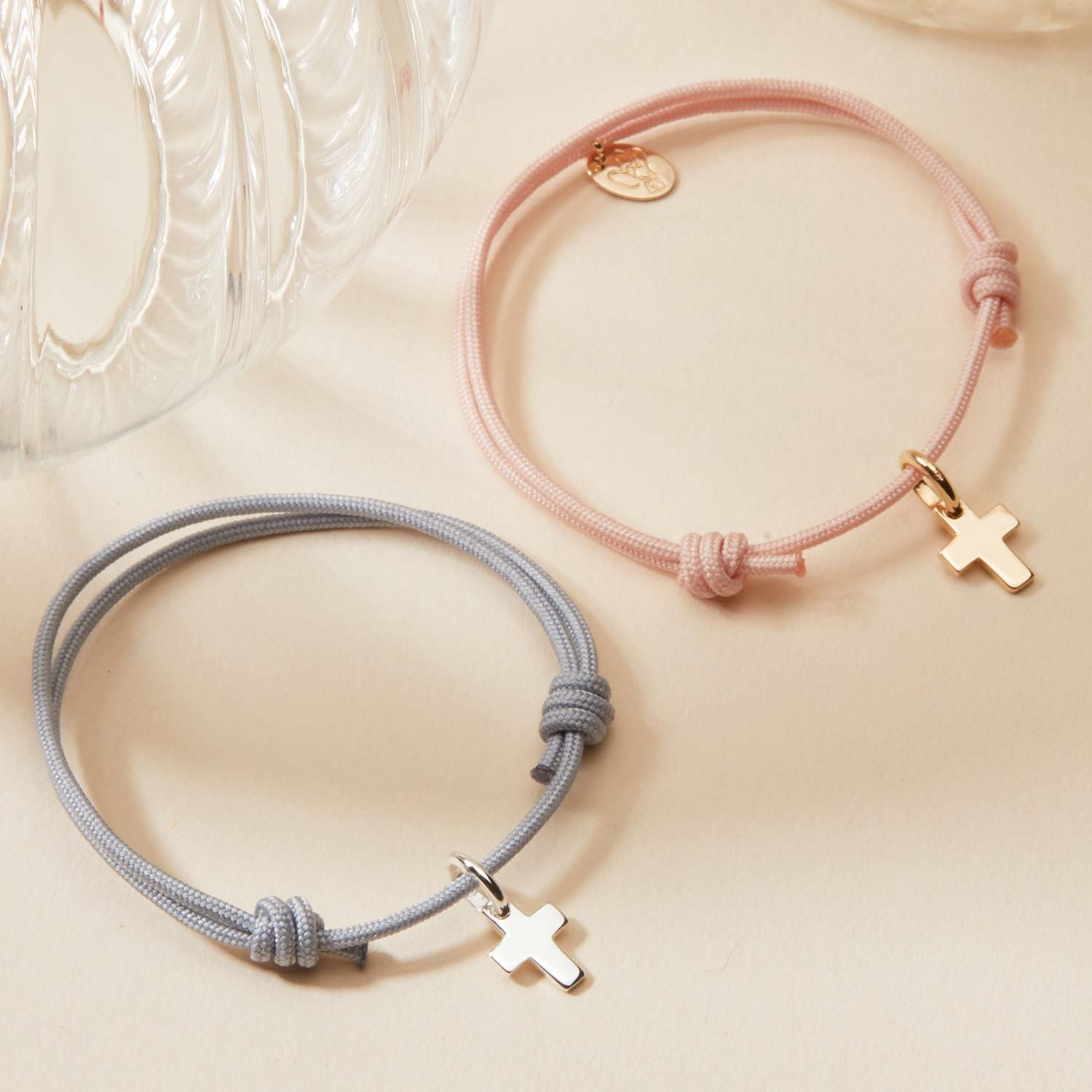 Mini Cross Charm Bracelet | Merci Maman