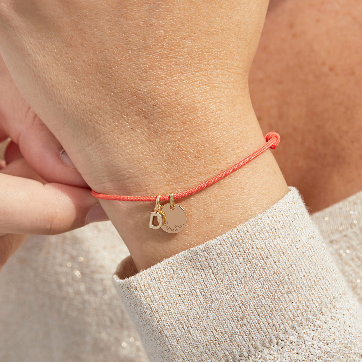 Braccialetto personalizzato Mini Alfabeto | Merci Maman