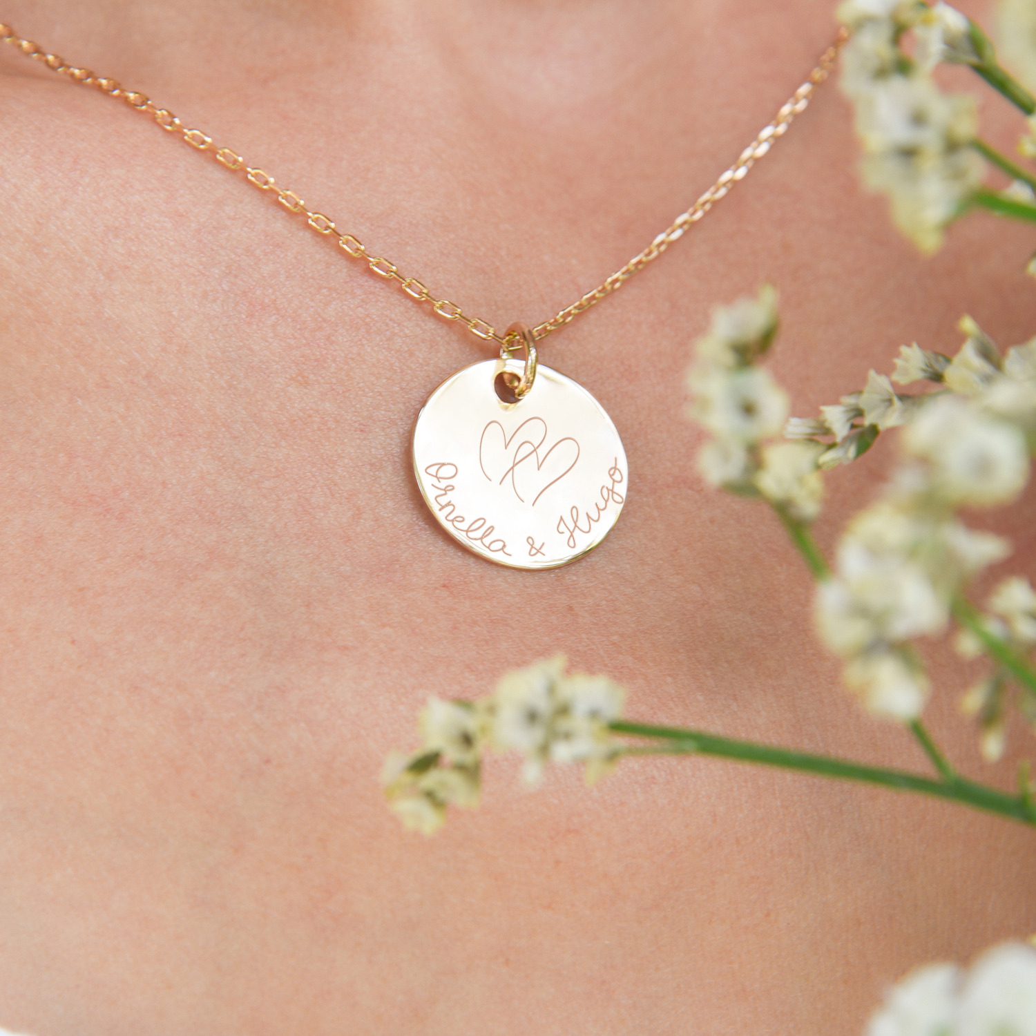 Personalised Merci Maman Necklace | Merci Maman