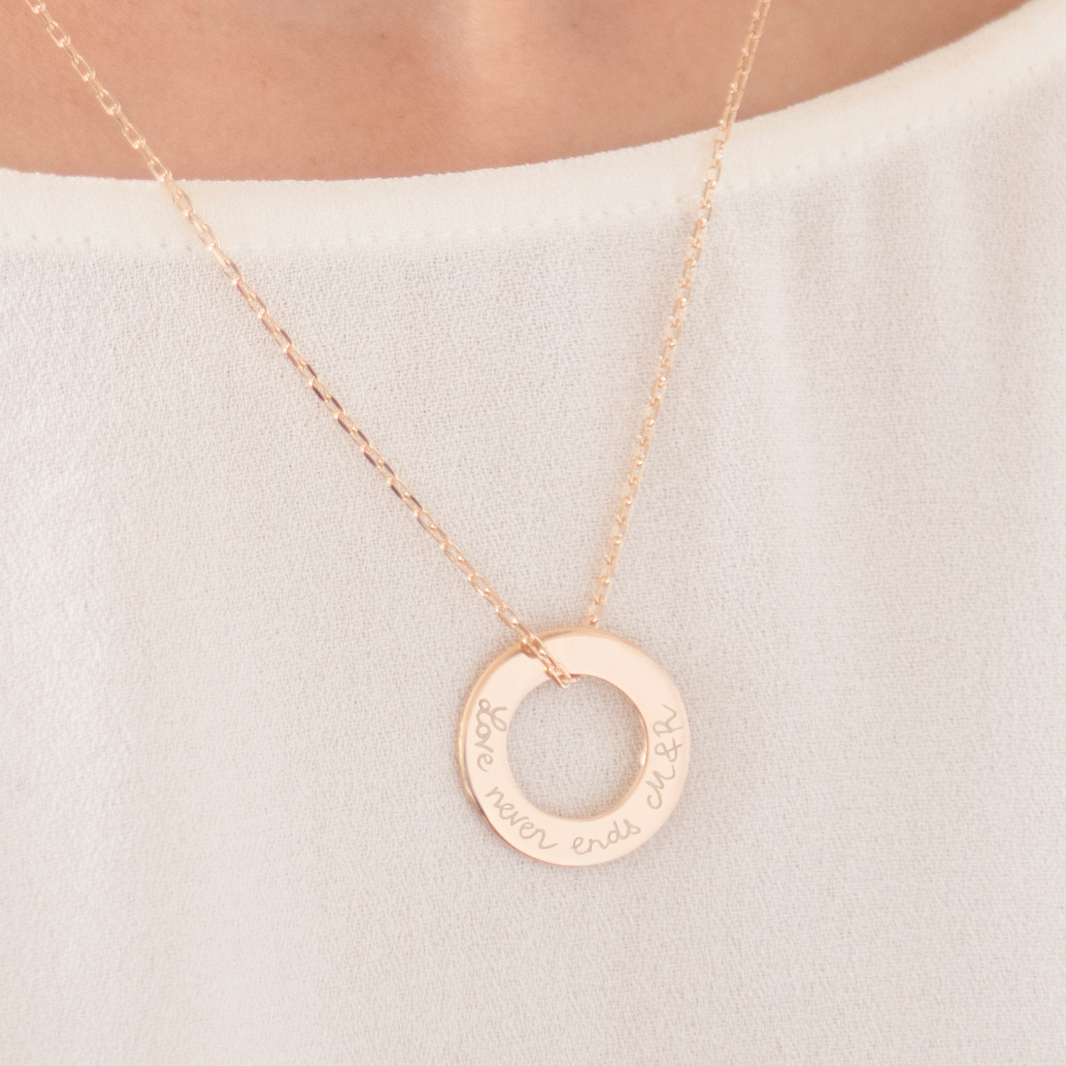 Personalised Eternity Necklace | Merci Maman