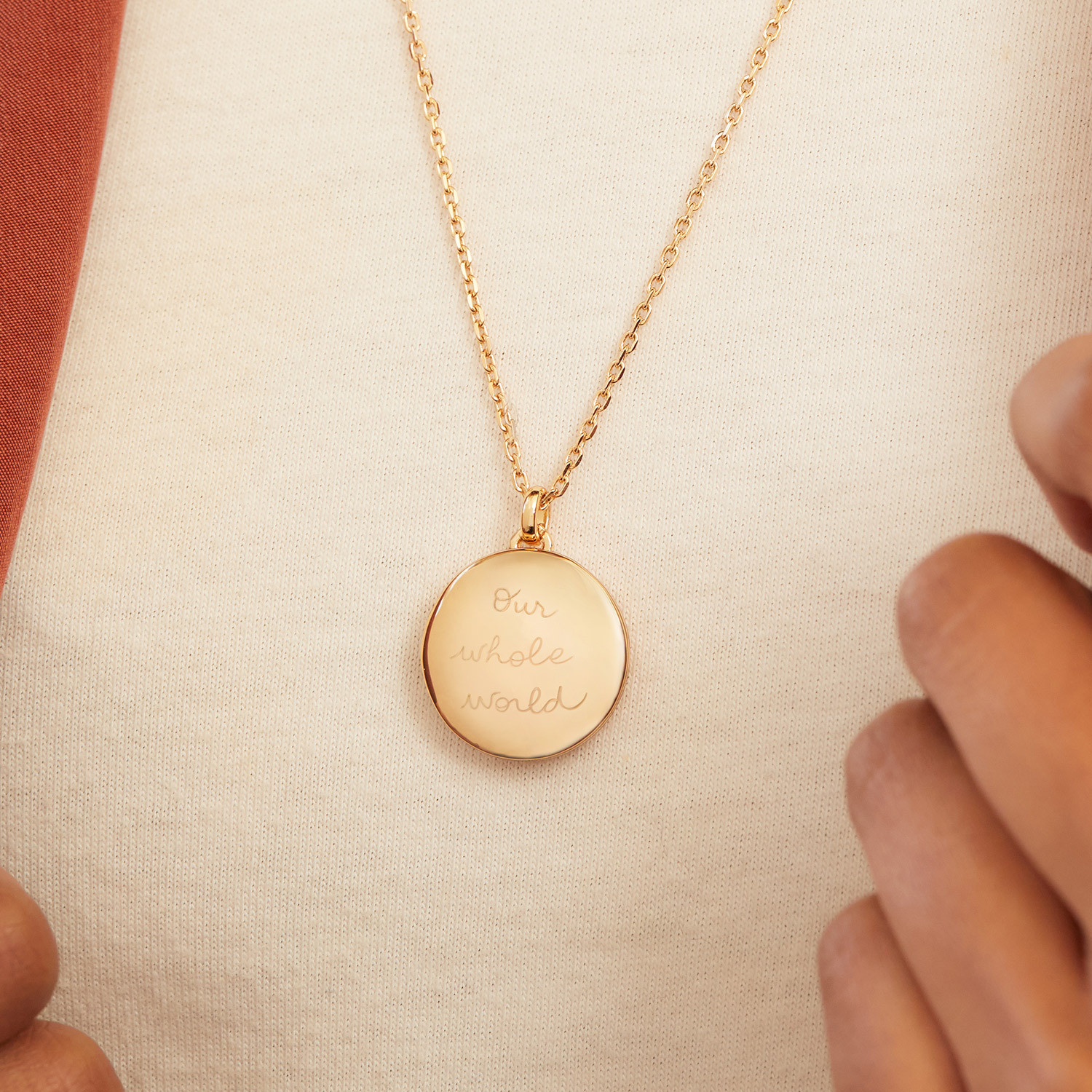 Personalised Locket Necklace | Merci Maman