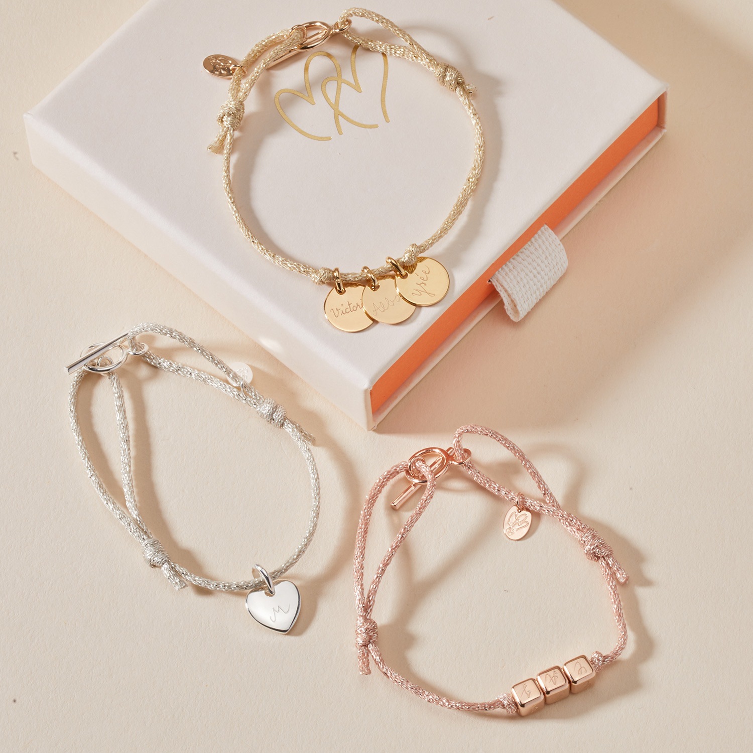 Bracelet Personnalisé Prénom Étincelant | Merci Maman