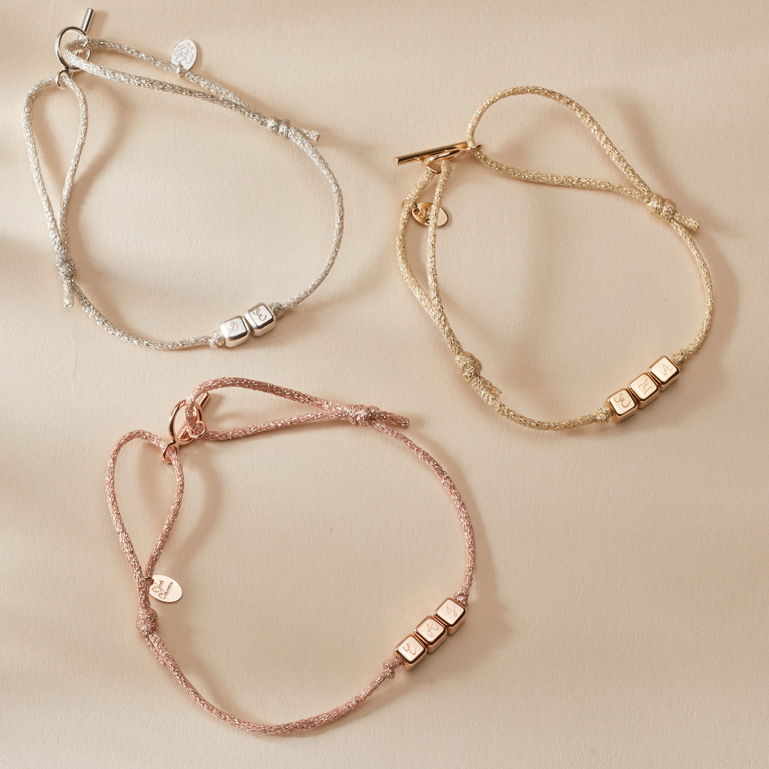 Bracelet Personnalisé Cube Étincelant | Merci Maman