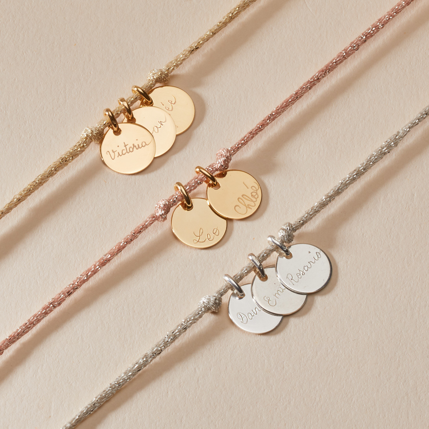 Bracelet Personnalisé Prénom Étincelant | Merci Maman