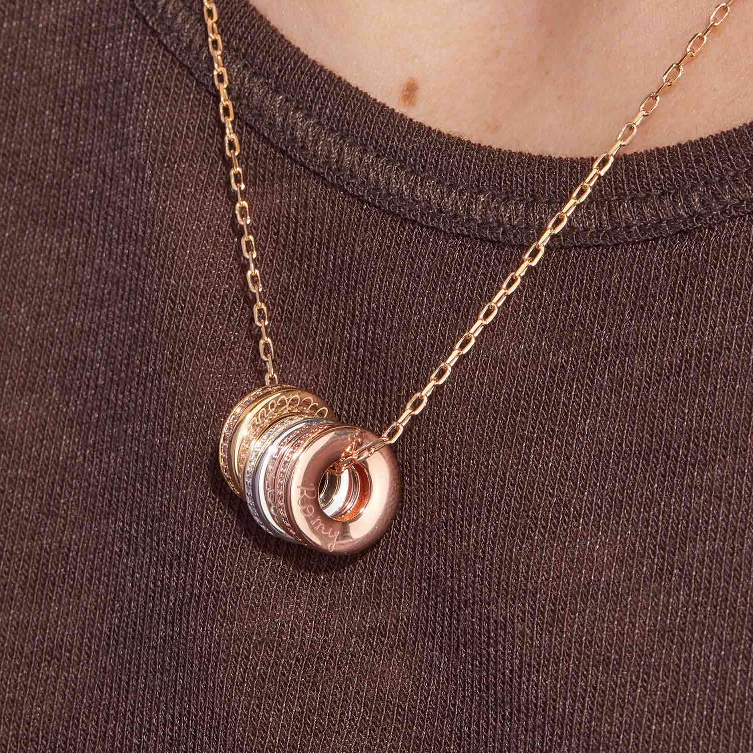 Personalised Unity Trio Necklace | Merci Maman