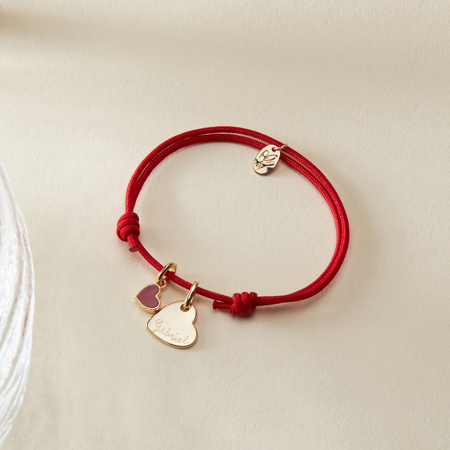 Bracelet personnalisé cœur Saint-Valentin | Merci Maman