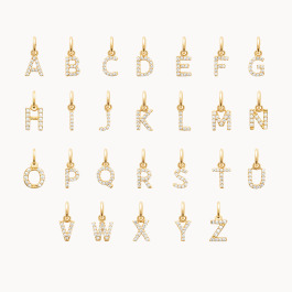 Buy a Mini Crystal Alphabet Charm | Merci Maman