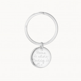 Personalised Sterling Silver Keyring | Merci Maman
