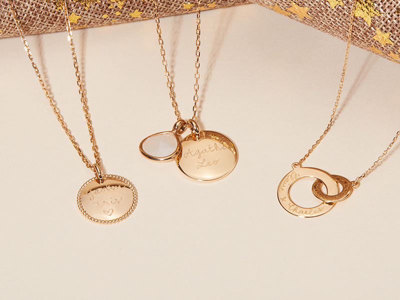 Personalised Jewellery, Engraved & Ready in 24h | Merci Maman