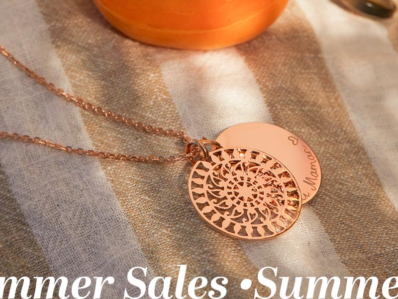 Personalised Jewellery, Engraved & Ready in 24h | Merci Maman