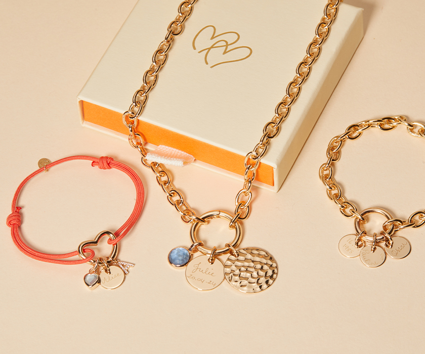 Personalised Jewellery, Engraved & Ready in 24h | Merci Maman