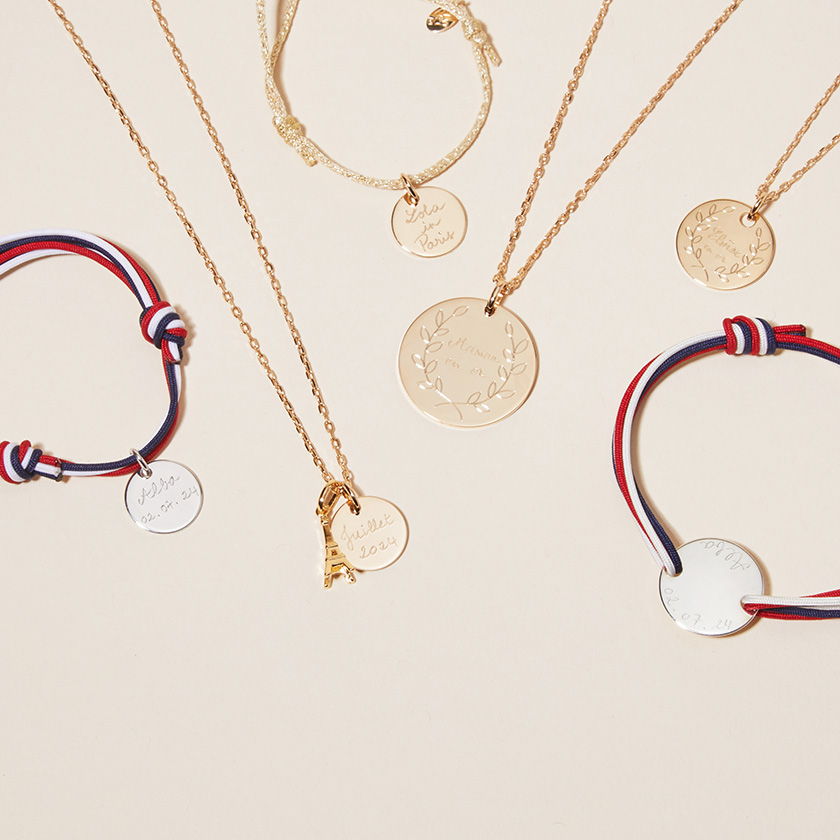 Personalised Jewellery, Engraved & Ready in 24h | Merci Maman