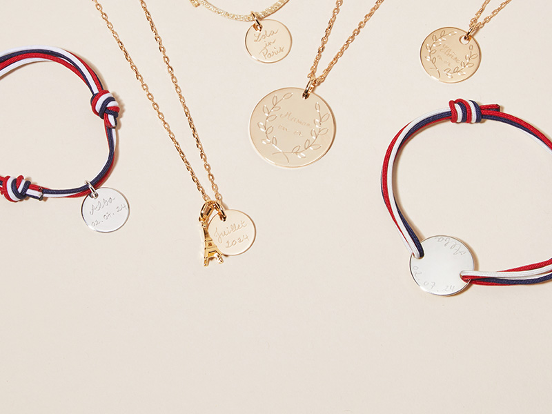 Personalised Jewellery, Engraved & Ready in 24h | Merci Maman