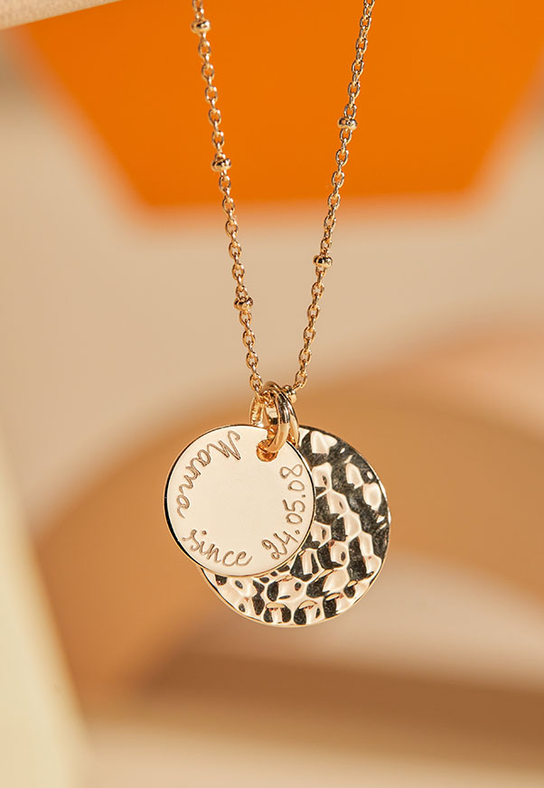 Personalised Jewellery, Engraved & Ready in 24h | Merci Maman